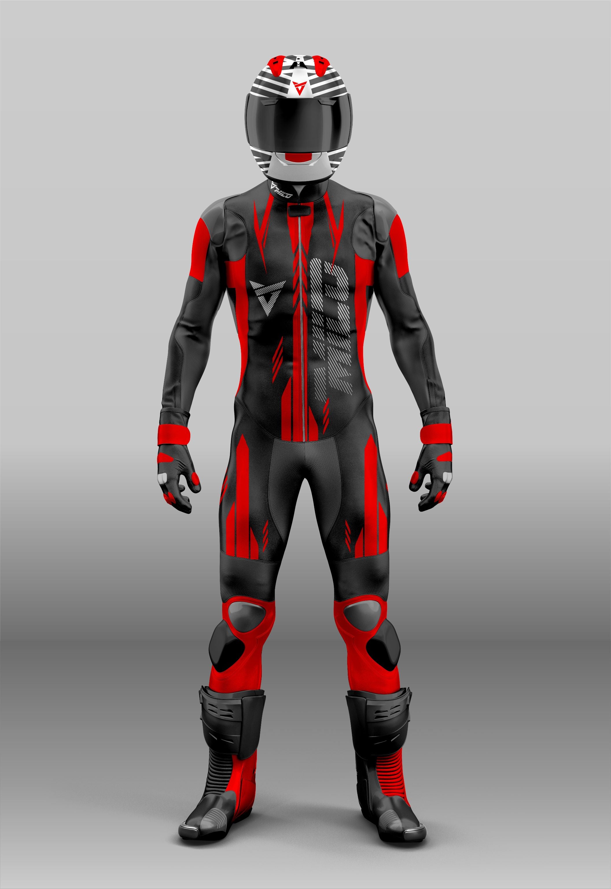 Milo Racing Customizable Design Motorbike Suit Cowhide Leather – MiloRacing